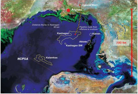 Kashagan a produit pour la première fois : Impacts pour le Kazakhstan